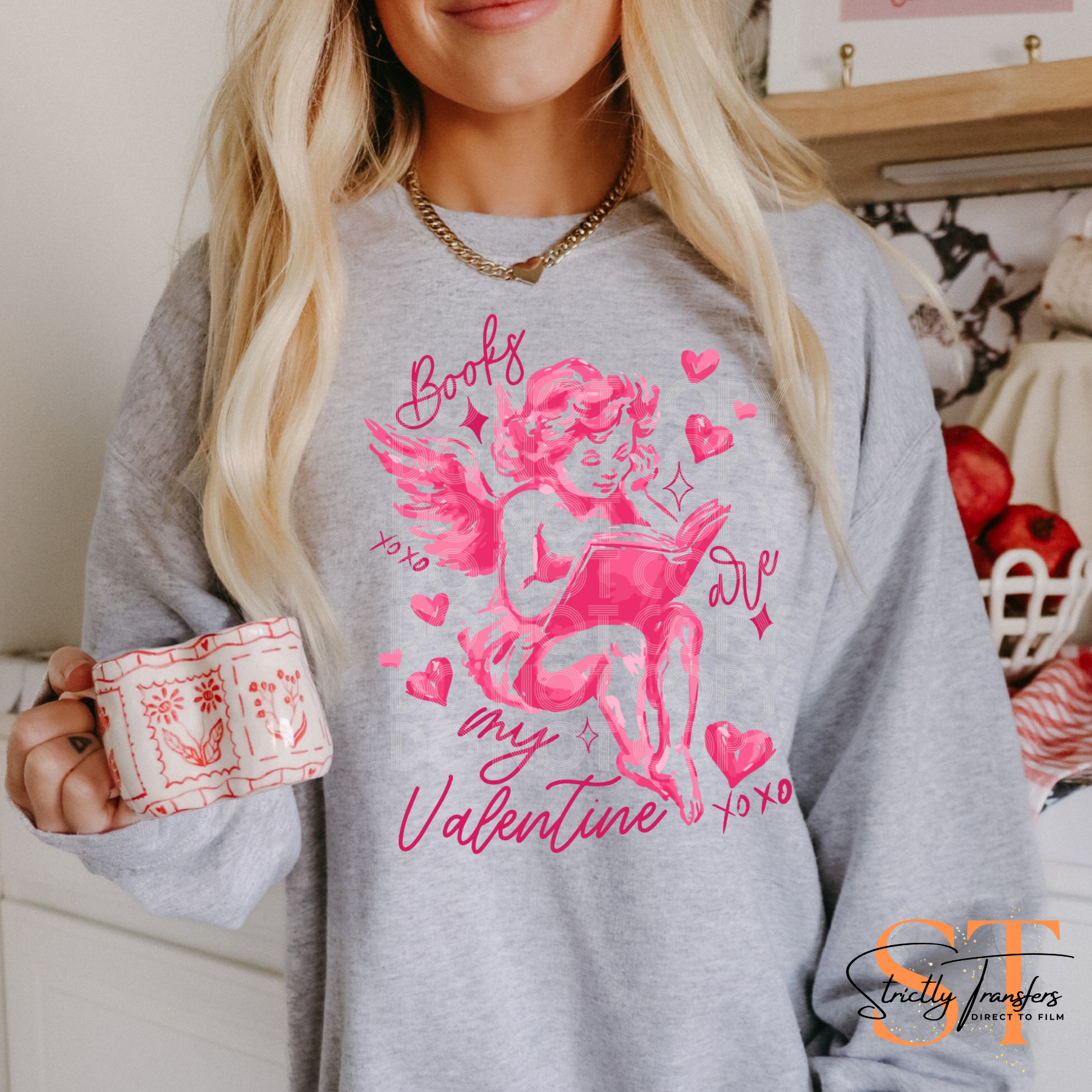 Books are my Valentine Direct to Film Transfers – StrictlyTransfers