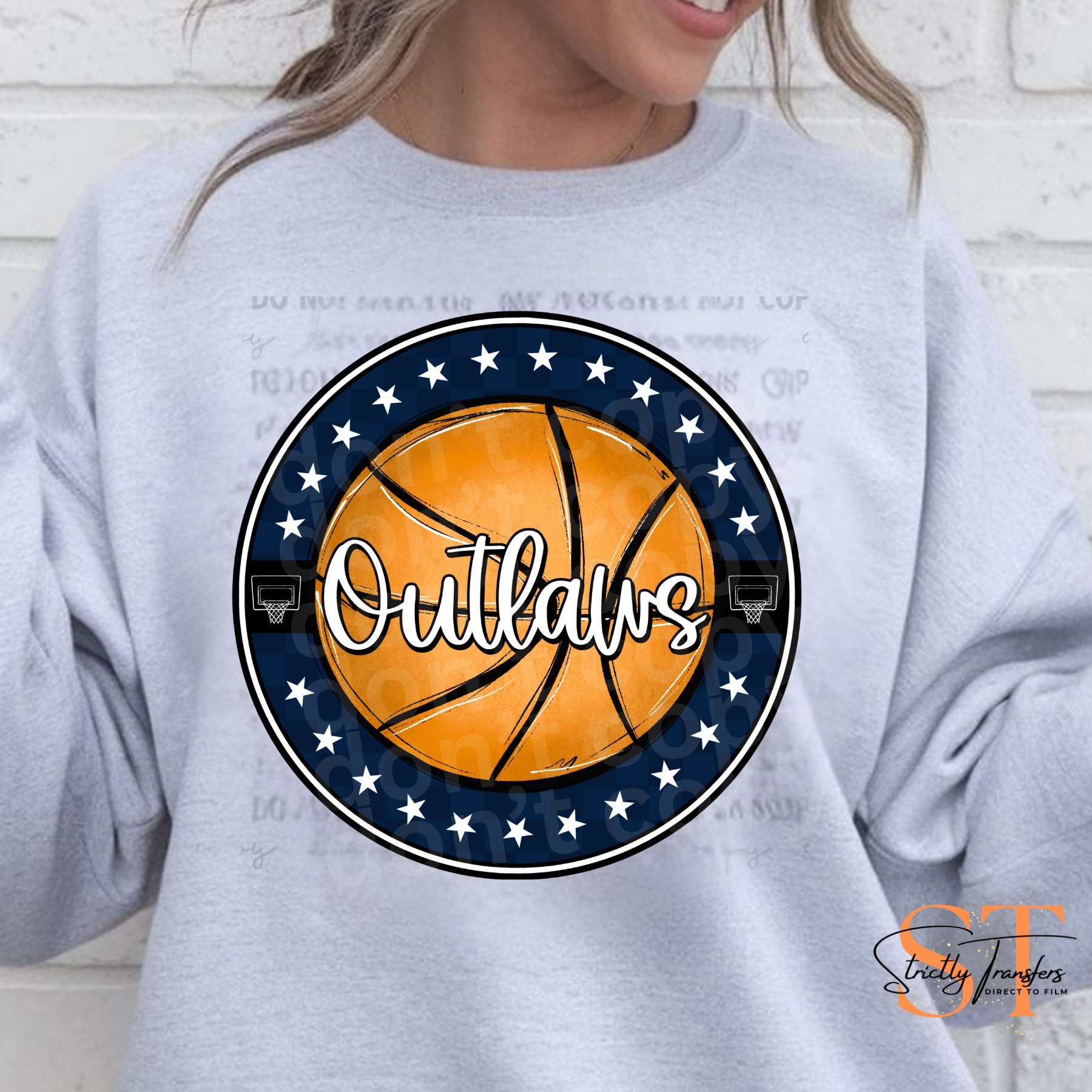 Outlaws Basketball Star Circle Direct to Film Transfers – StrictlyTransfers